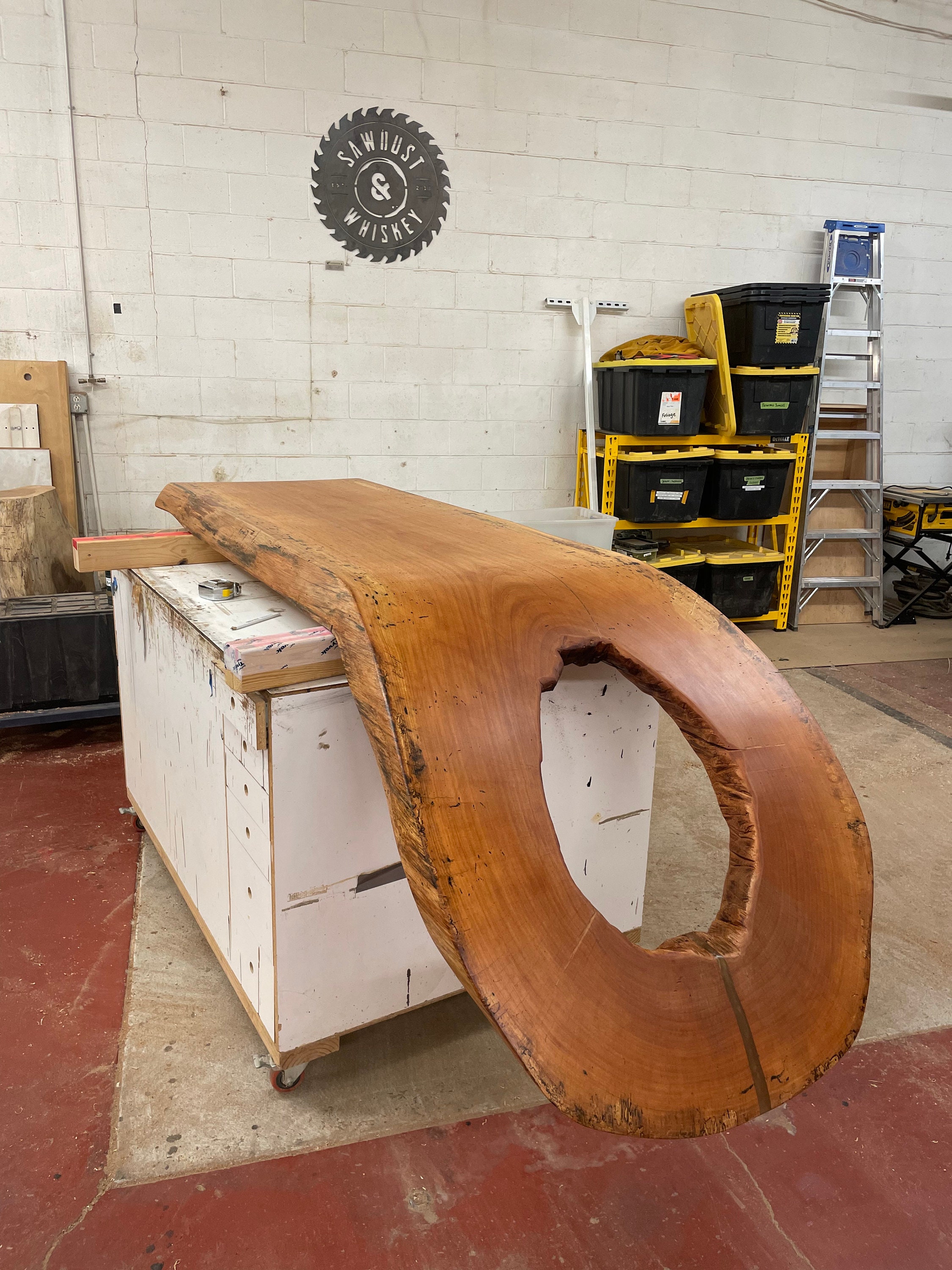 Live Edge Whiskey Drip Table - Etsy
