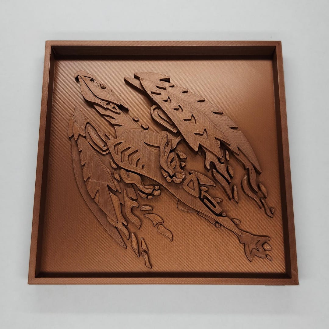 Monster Hunter Tile - Valstrax- DIY Painting Project - Etsy