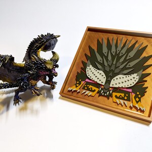 Monster Hunter Tile - Nergigante - DIY Painting Project - Etsy