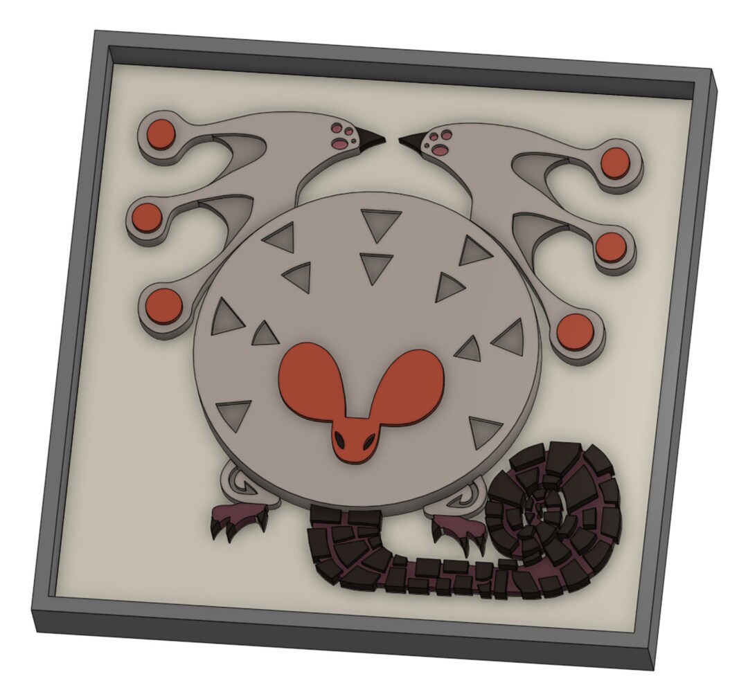 Monster Hunter Tile - Paolumu - 3D Printable Model File - Etsy