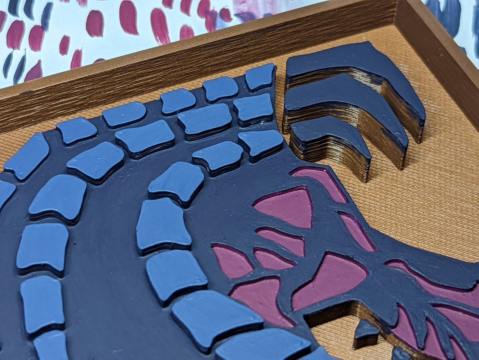 Monster Hunter Tile - Gore Magala - 3D Printable Model File - Etsy
