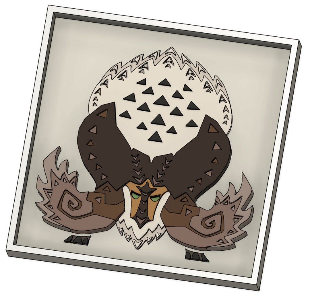 Monster Hunter Tile - Banbaro - 3D Printable Model File - Etsy