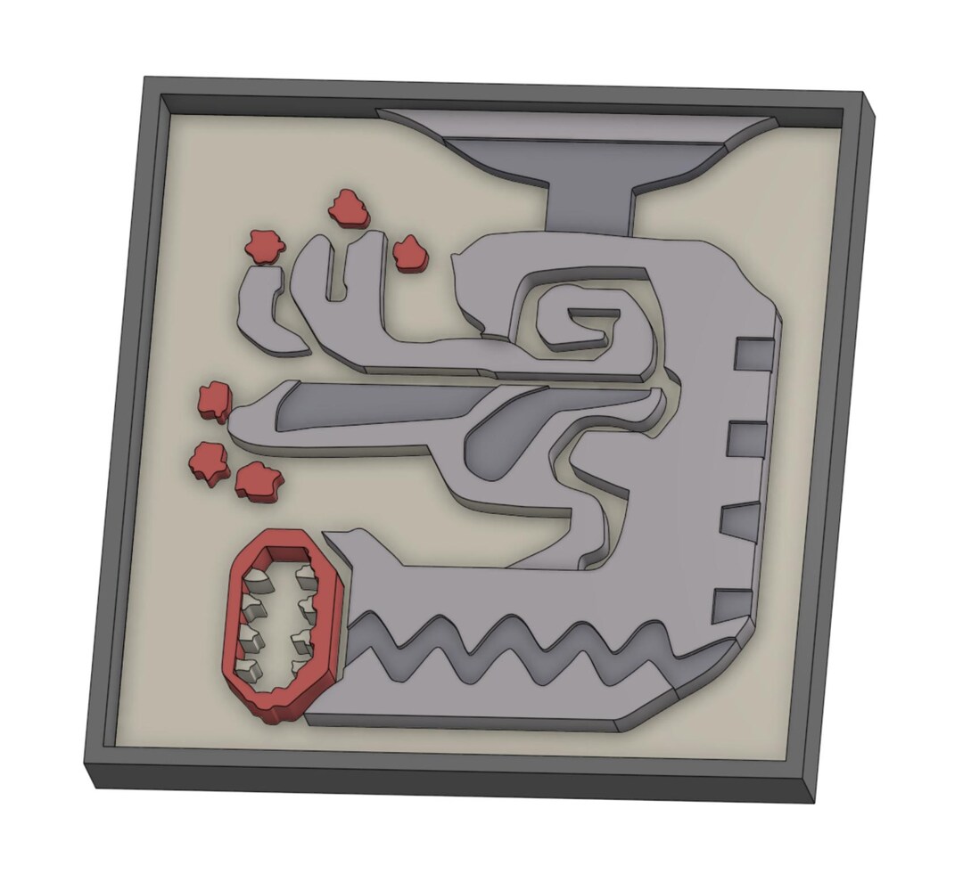 Monster Hunter Tile - Khezu - 3D Printable Model File ...