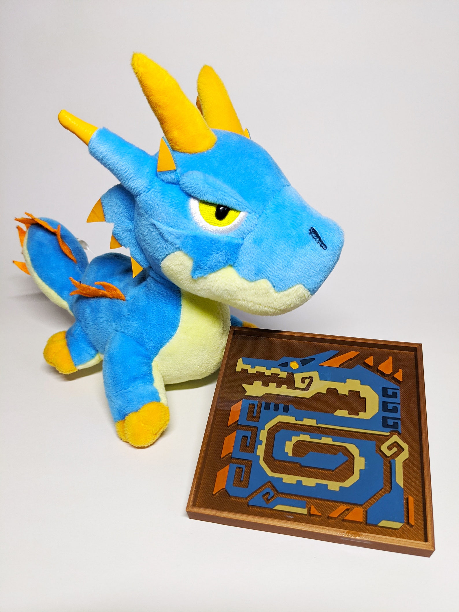 Monster Hunter Tile - Lagiacrus - DIY Painting Project - Etsy