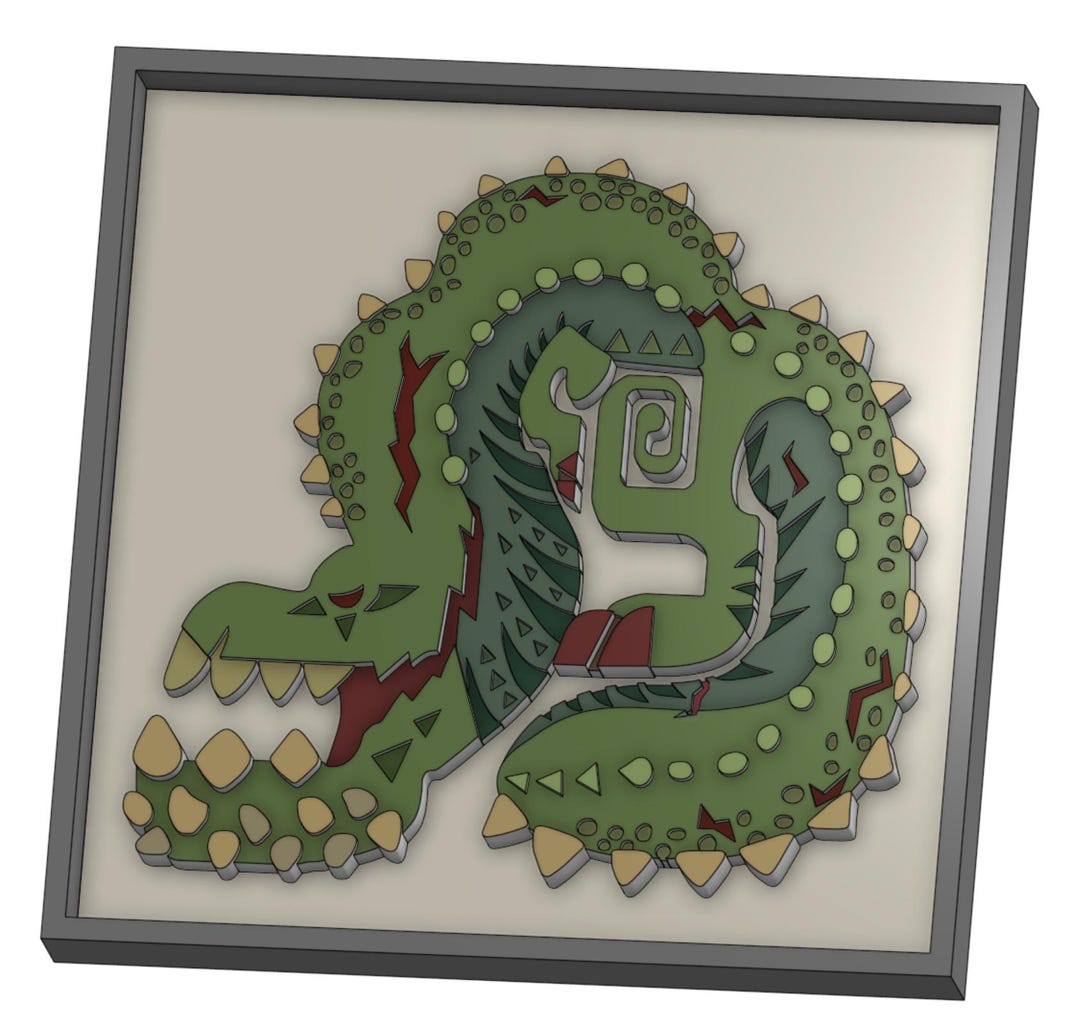 Monster Hunter Tile - Deviljho - 3D Printable Model File - Etsy