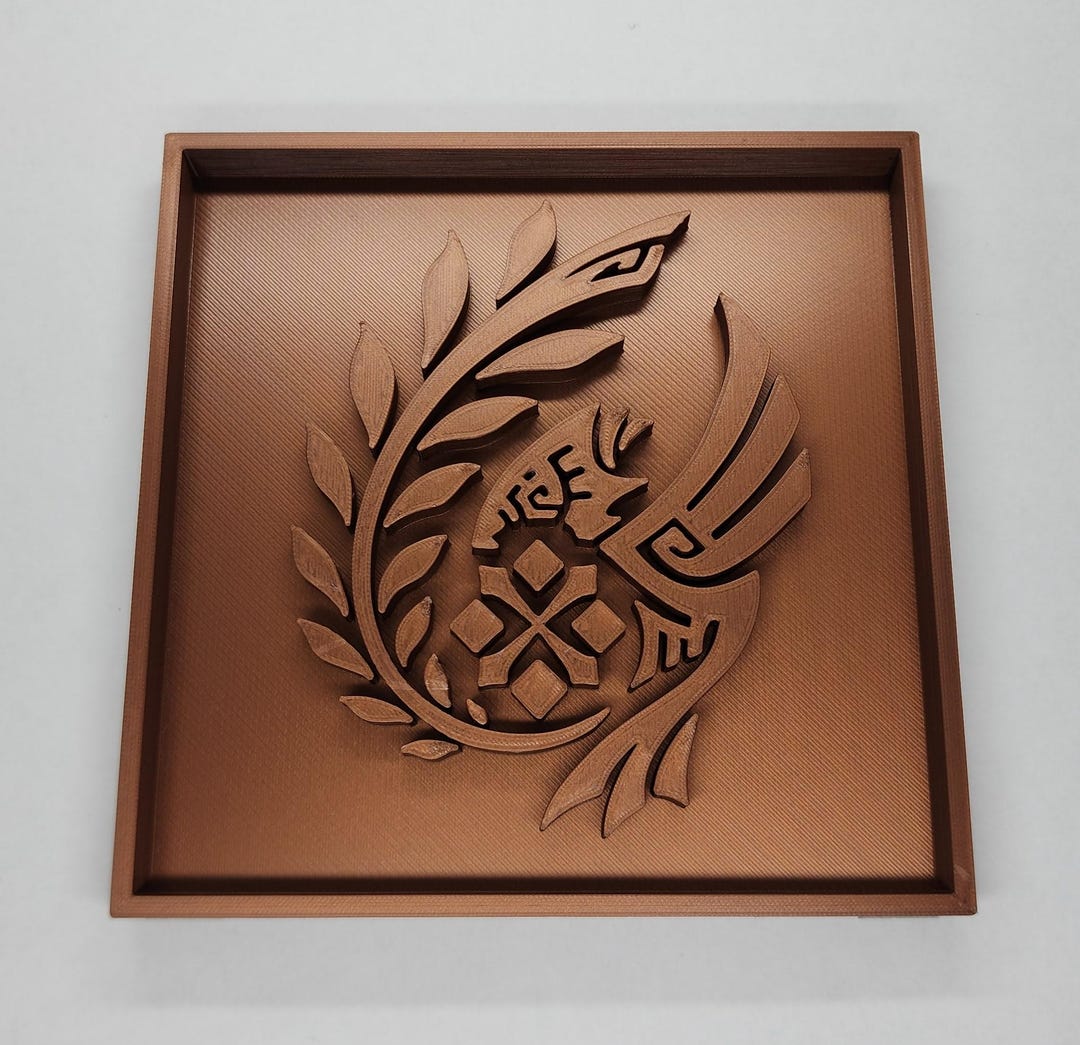 Monster Hunter Tile - Wilds Logo - DIY Painting Project - Etsy