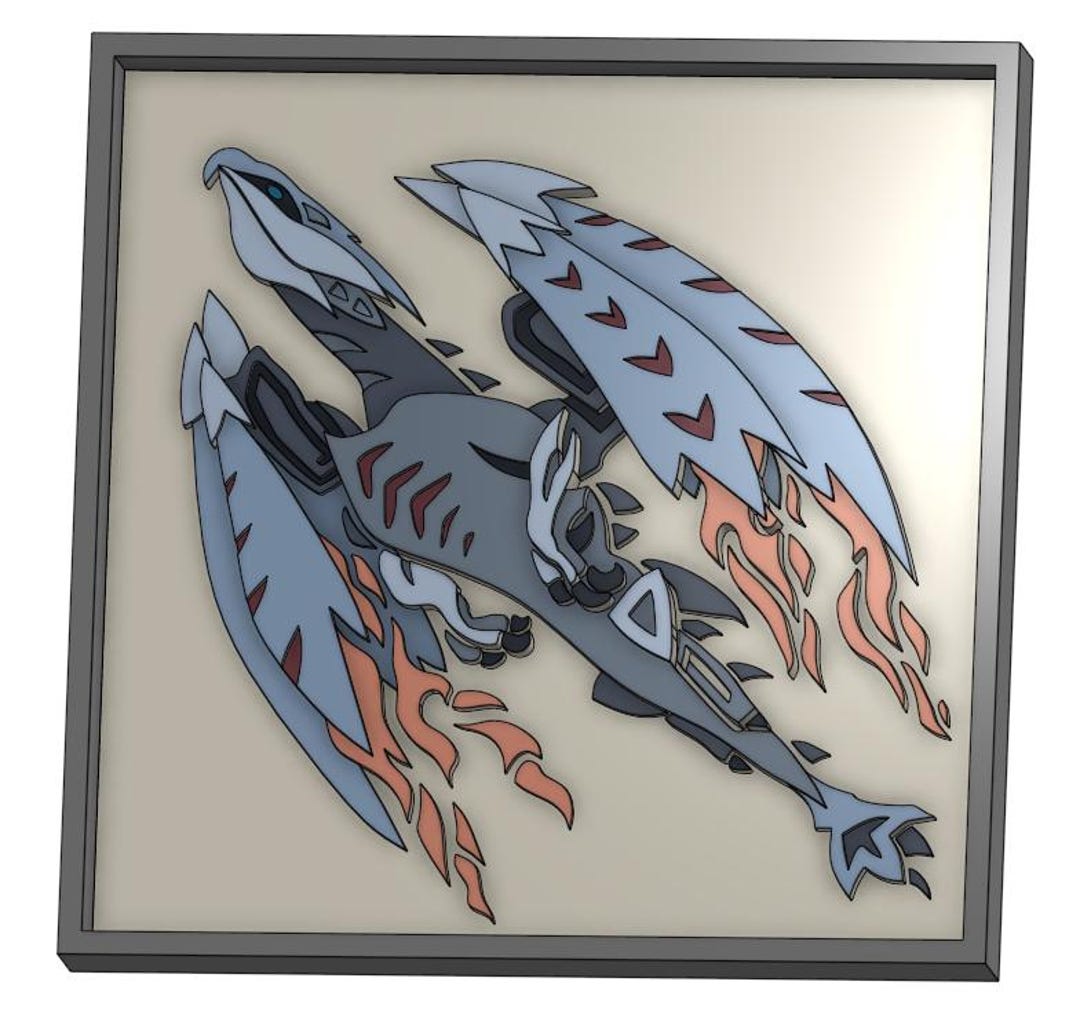 Monster Hunter Tile - Valstrax - 3D Printable Model File - Etsy