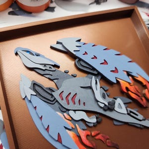 Monster Hunter Tile - Valstrax - 3D Printable Model File - Etsy