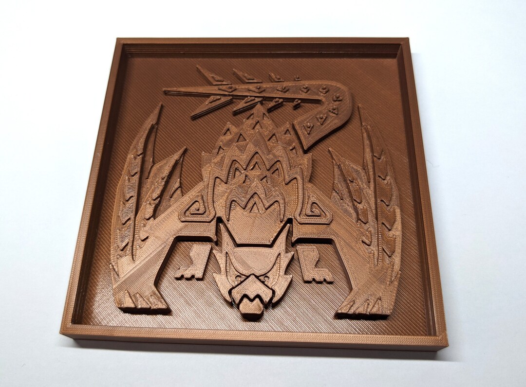 Monster Hunter Tile - Nargacuga - DIY Painting Project - Etsy