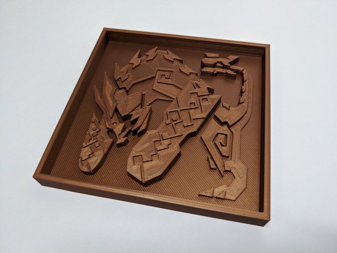Monster Hunter Tile - Brachydios - DIY Painting Project - Etsy
