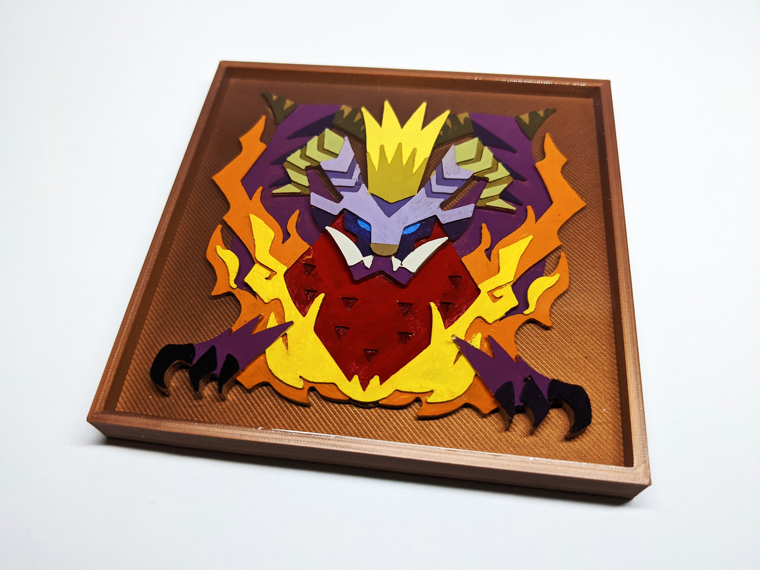 Monster Hunter Tile Teostra 3D Printable Model File | Etsy