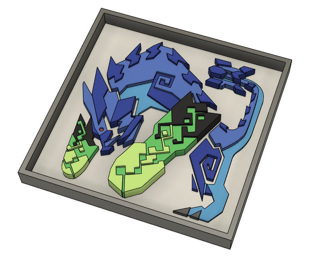 Monster Hunter Tile - Brachydios - 3D Printable Model File - Etsy