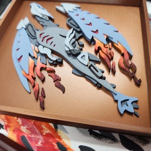 Monster Hunter Tile - Valstrax - 3D Printable Model File - Etsy