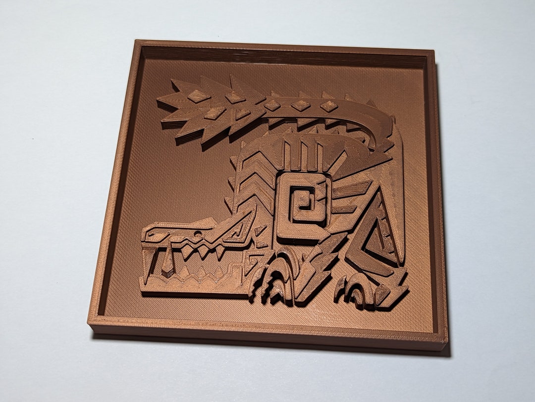 Monster Hunter Tile - Odogaron - DIY Painting Project - Etsy
