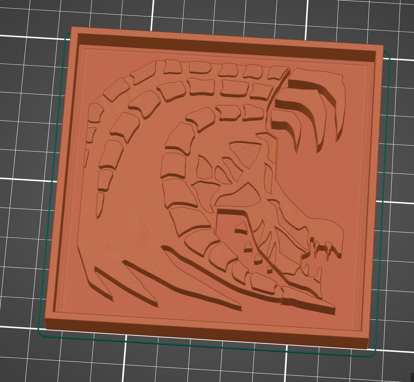Monster Hunter Tile - Gore Magala - 3D Printable Model File - Etsy