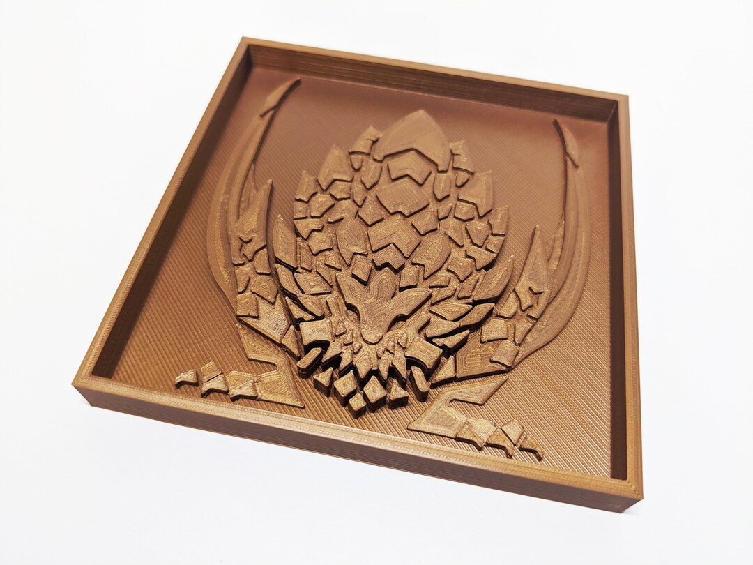 Monster Hunter Tile - Bazelgeuse - DIY Painting Project - Etsy
