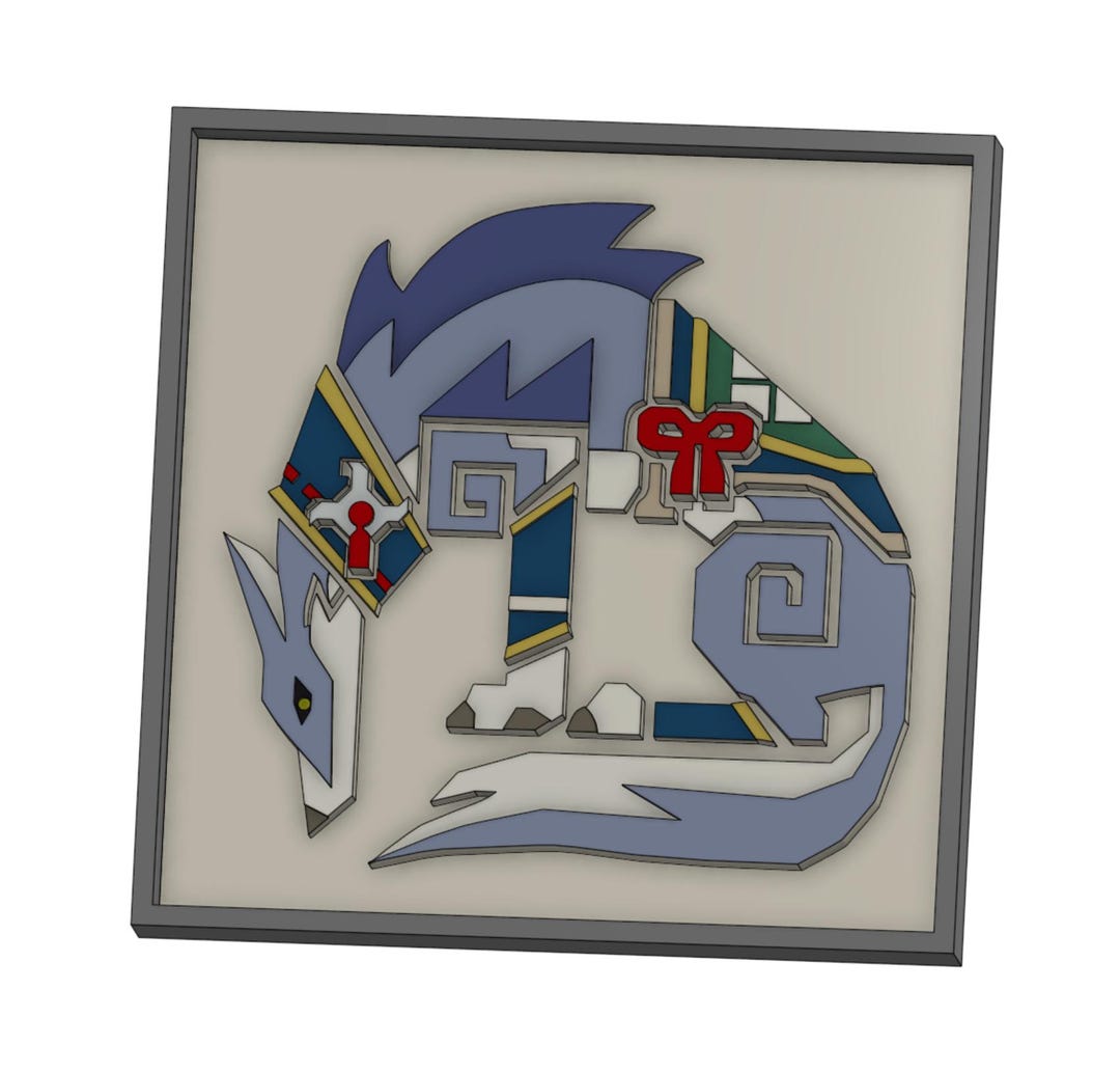Monster Hunter Tile - Palamute - 3D Printable Model File ...