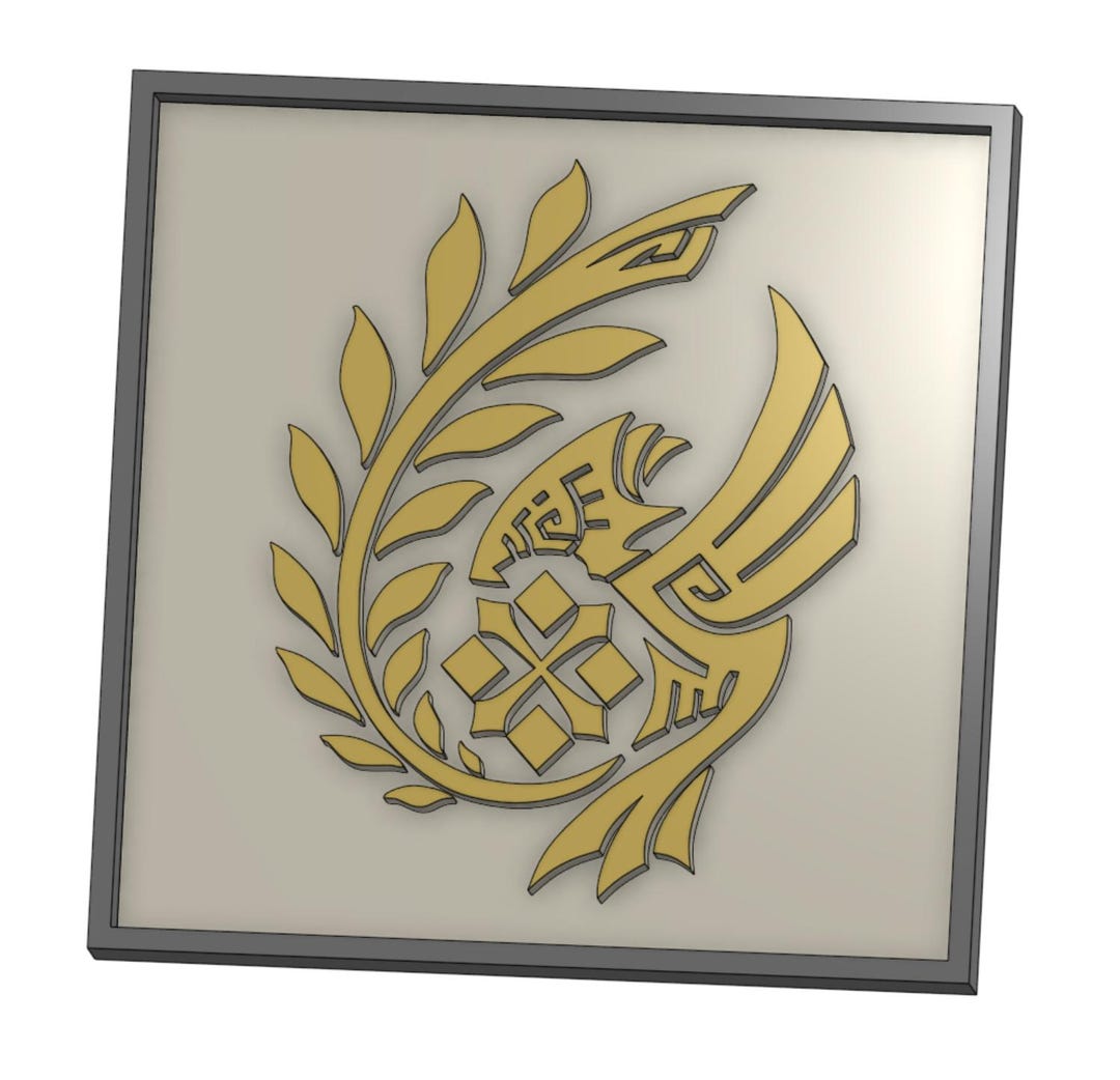 Monster Hunter Tile - Wilds Logo - 3D Printable Model File - Etsy