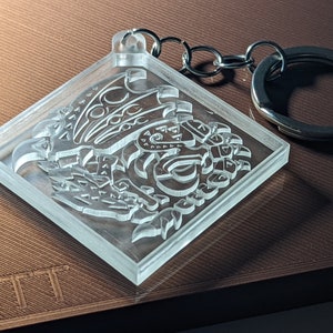 Monster Hunter Keychain - Rathalos – 3D Printed, Resin Cast - Etsy