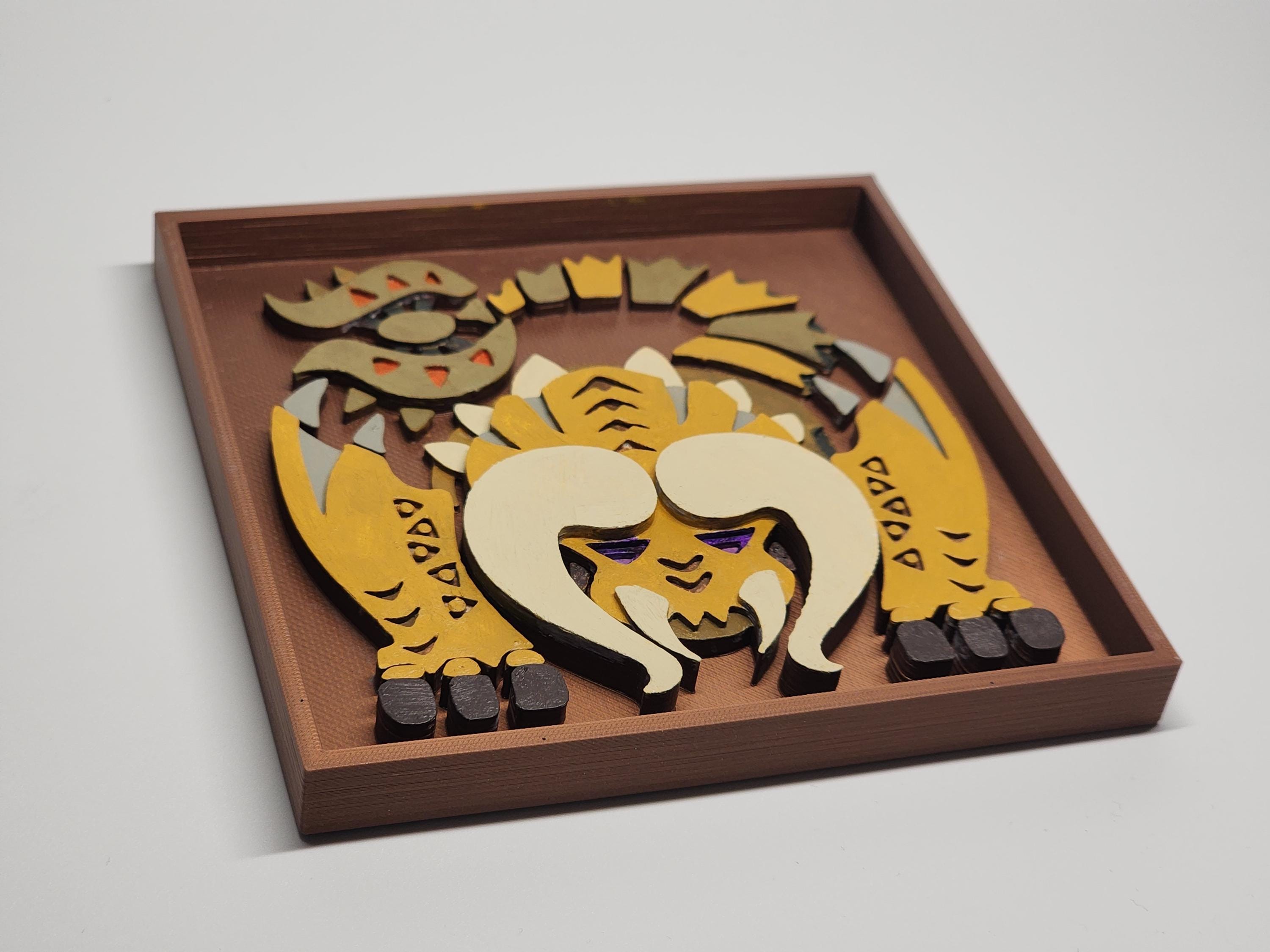 Monster Hunter Tile - Diablos - 3D Printable Model File ...