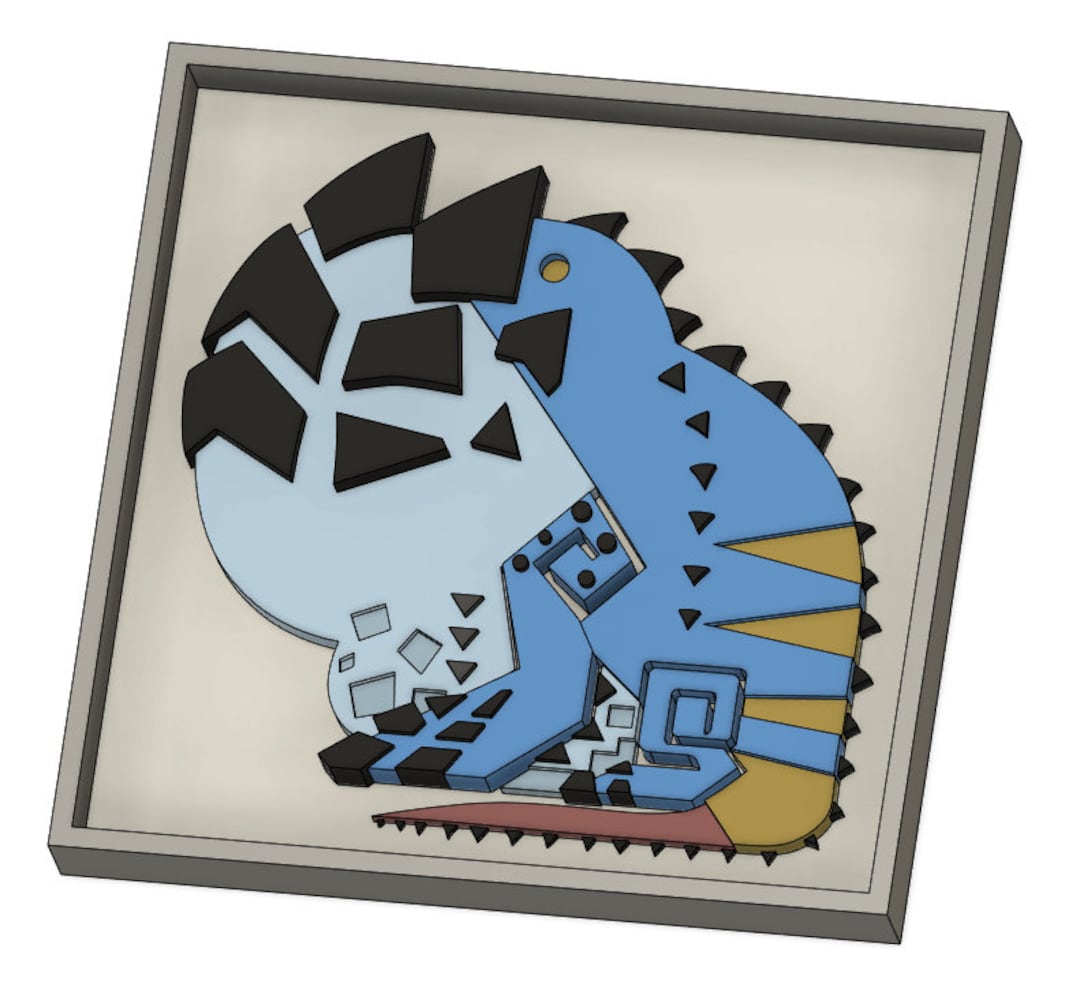 Monster Hunter Tile - Dodogama - 3D Printable Model File - Etsy