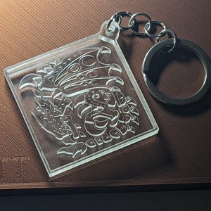 Monster Hunter Keychain - Rathalos – 3D Printed, Resin Cast - Etsy