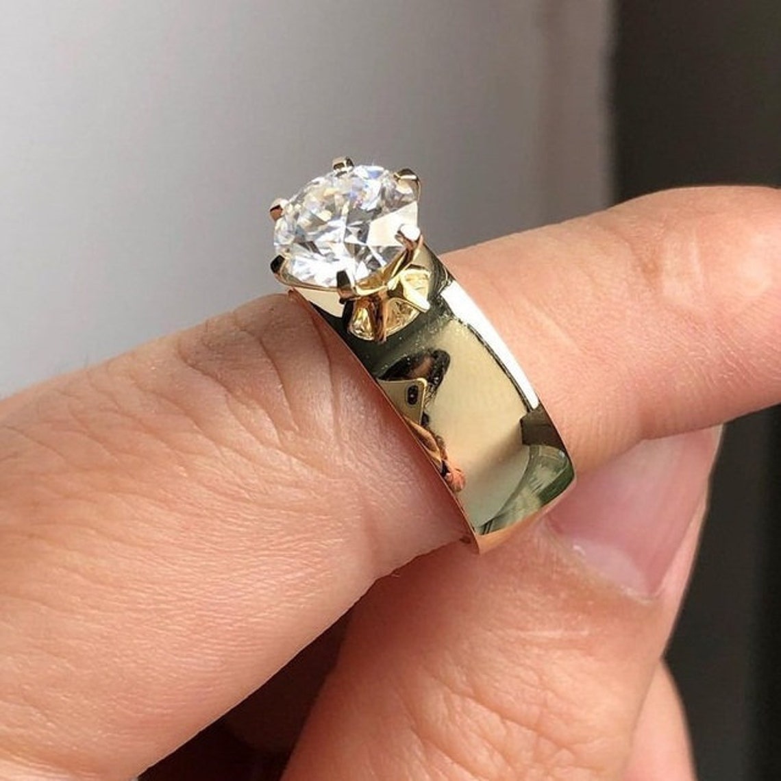 2.50 Ct Round Solitaire Ring, Engagement Ring, Wedding Ring, Solitaire ...