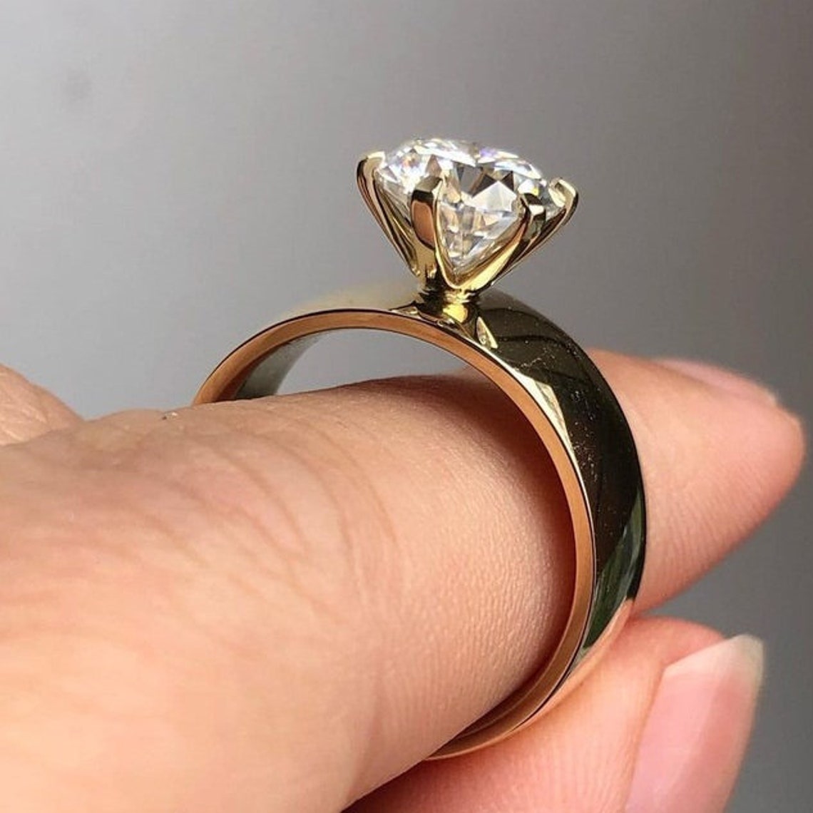 2.50 Ct Round Solitaire Ring, Engagement Ring, Wedding Ring, Solitaire ...