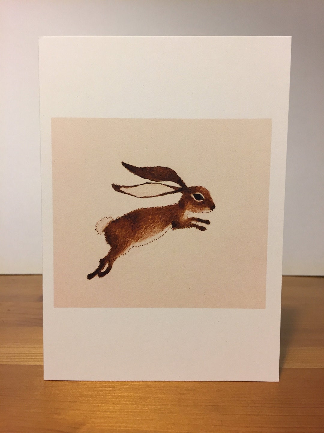 Rabbit Greeting Card - Etsy