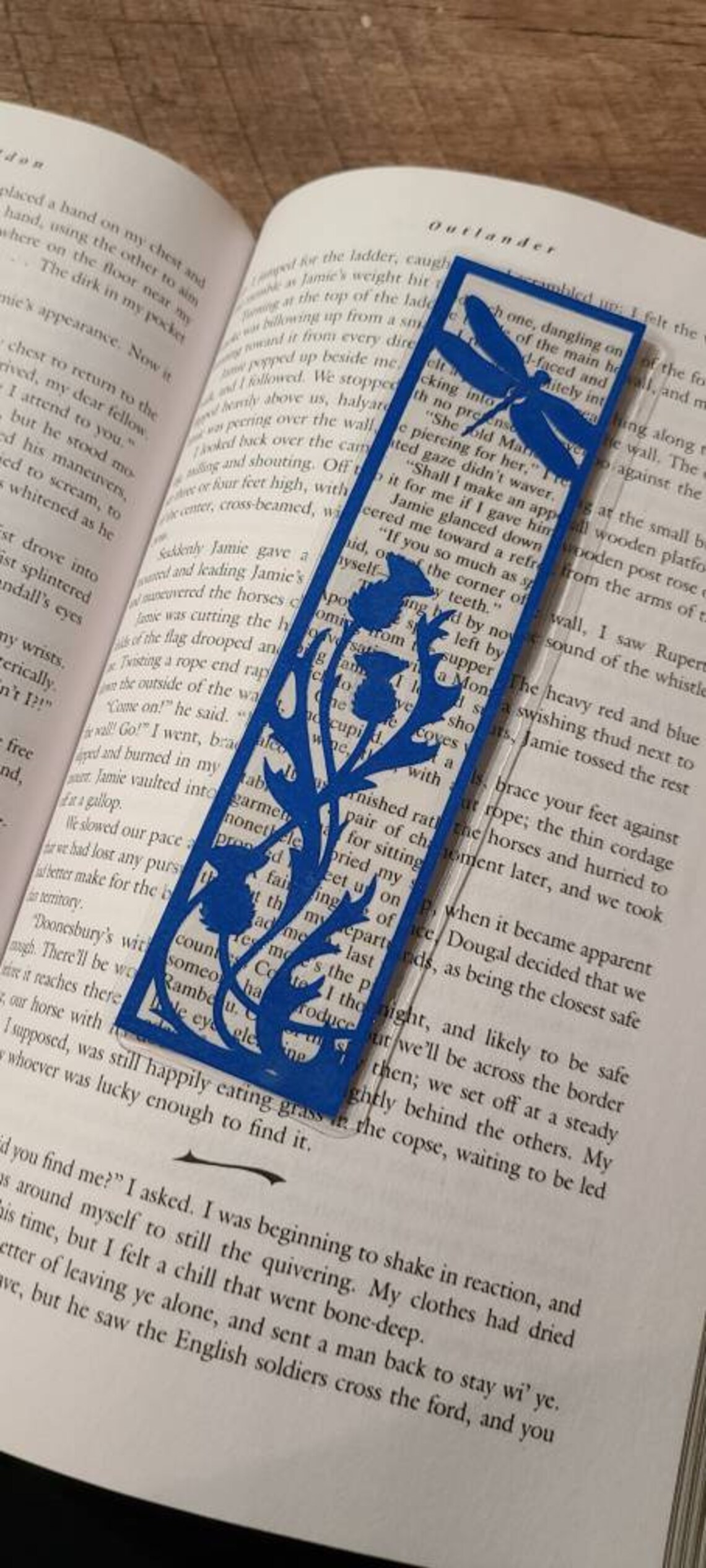 Outlander Book Page Bookmark | Etsy