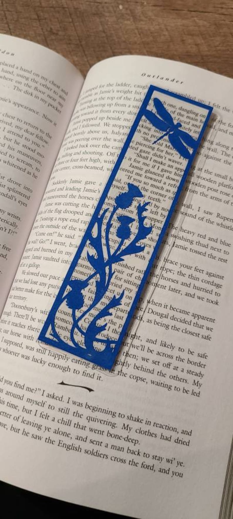 Outlander Book Page Bookmark - Etsy