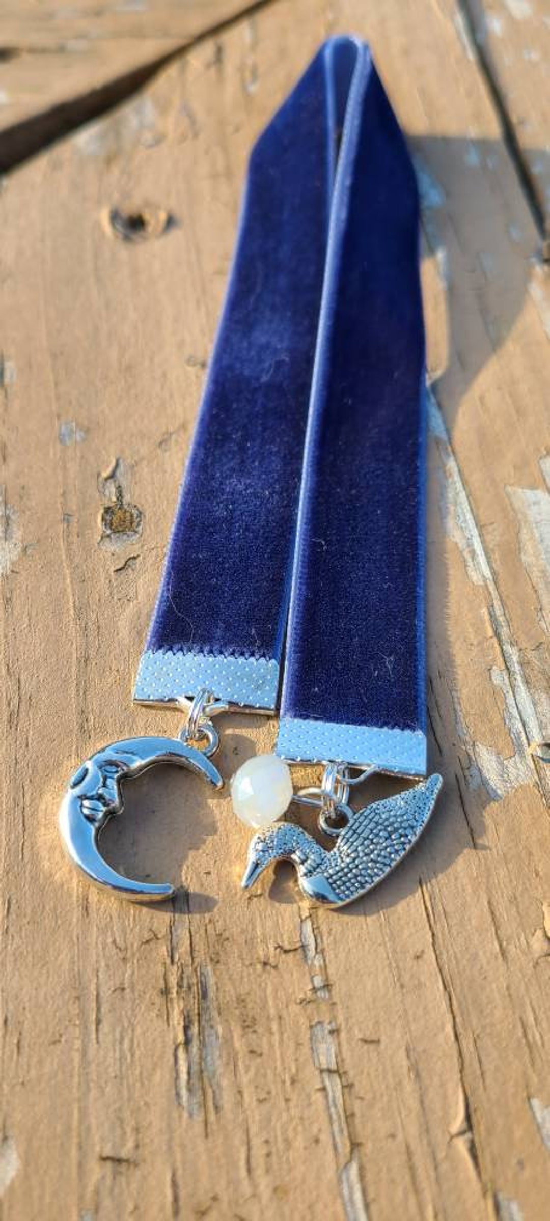 Loon in Moonlight Ribbon Bookmark - Etsy