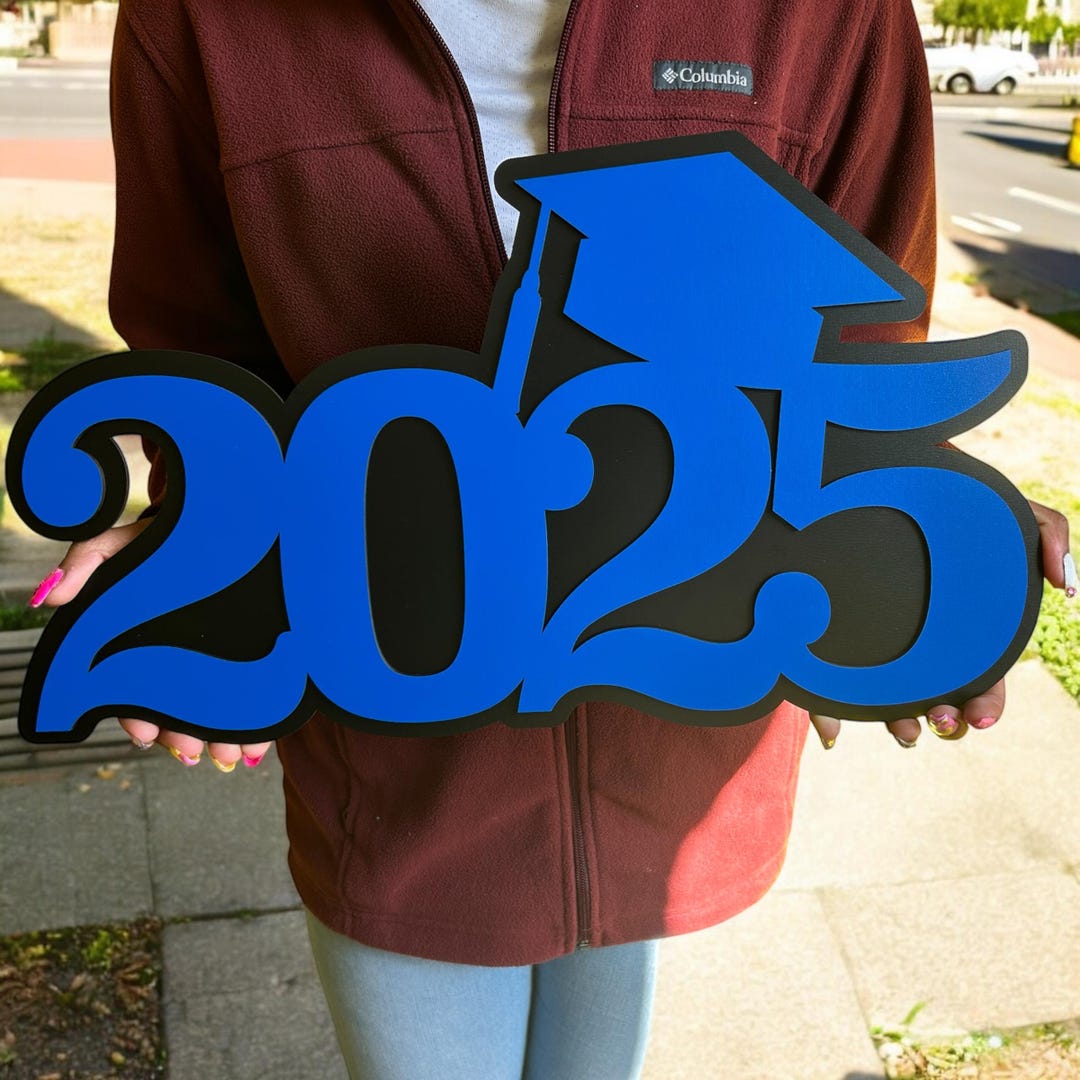 2025 Graduation Sign; Photo Prop With Name; Personalized Grad Name Sign ...