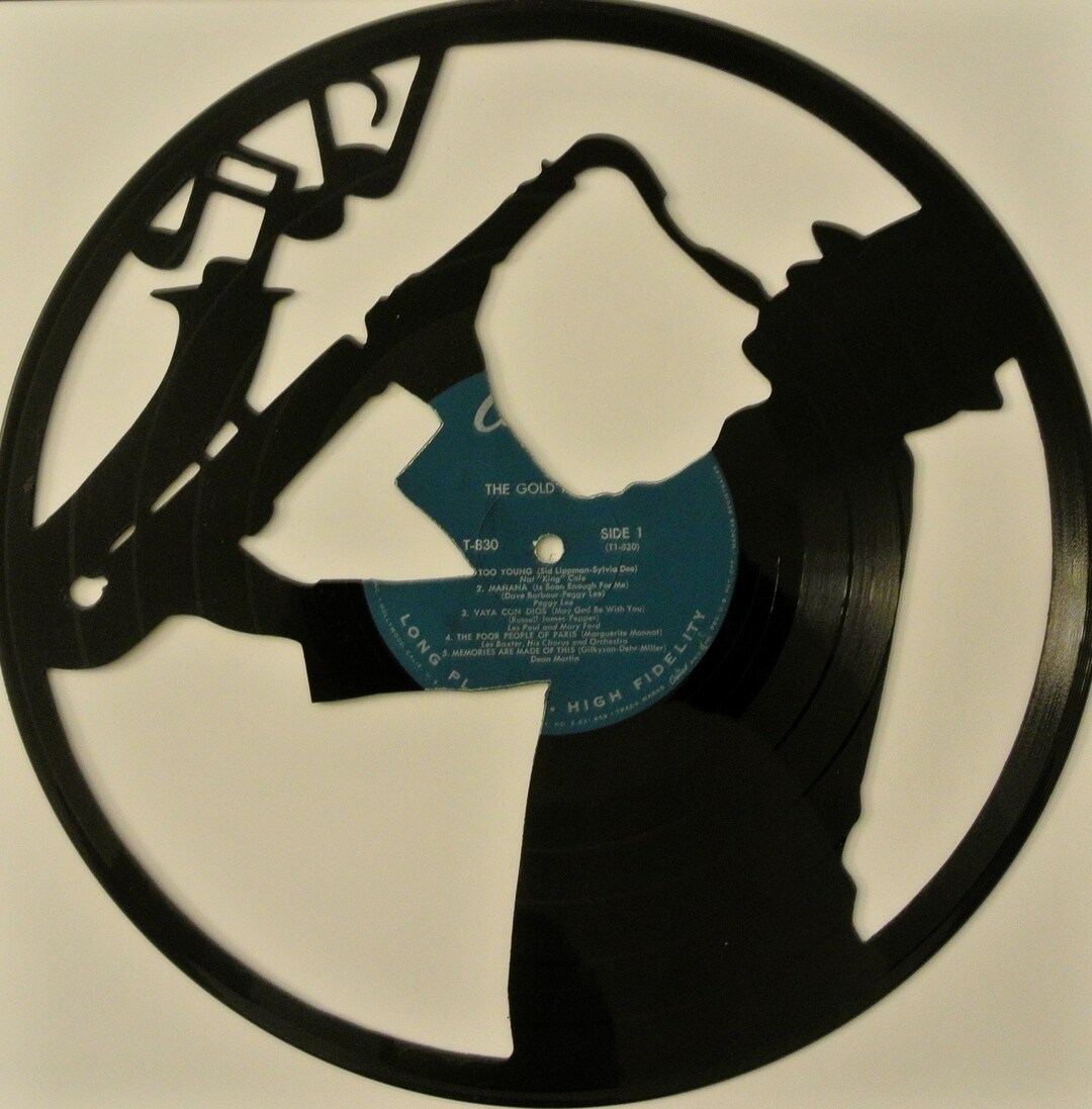 Jazz Record Cut Out - Etsy