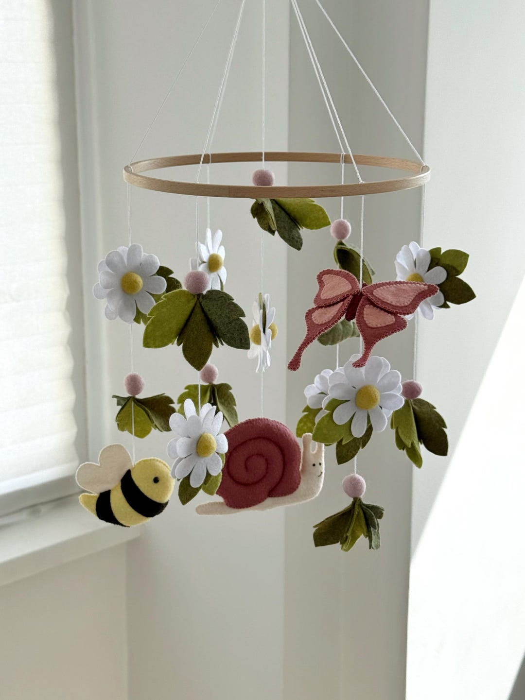 Insect Baby Mobile, Snail Garden Nursery, Garden Baby Shower - Etsy