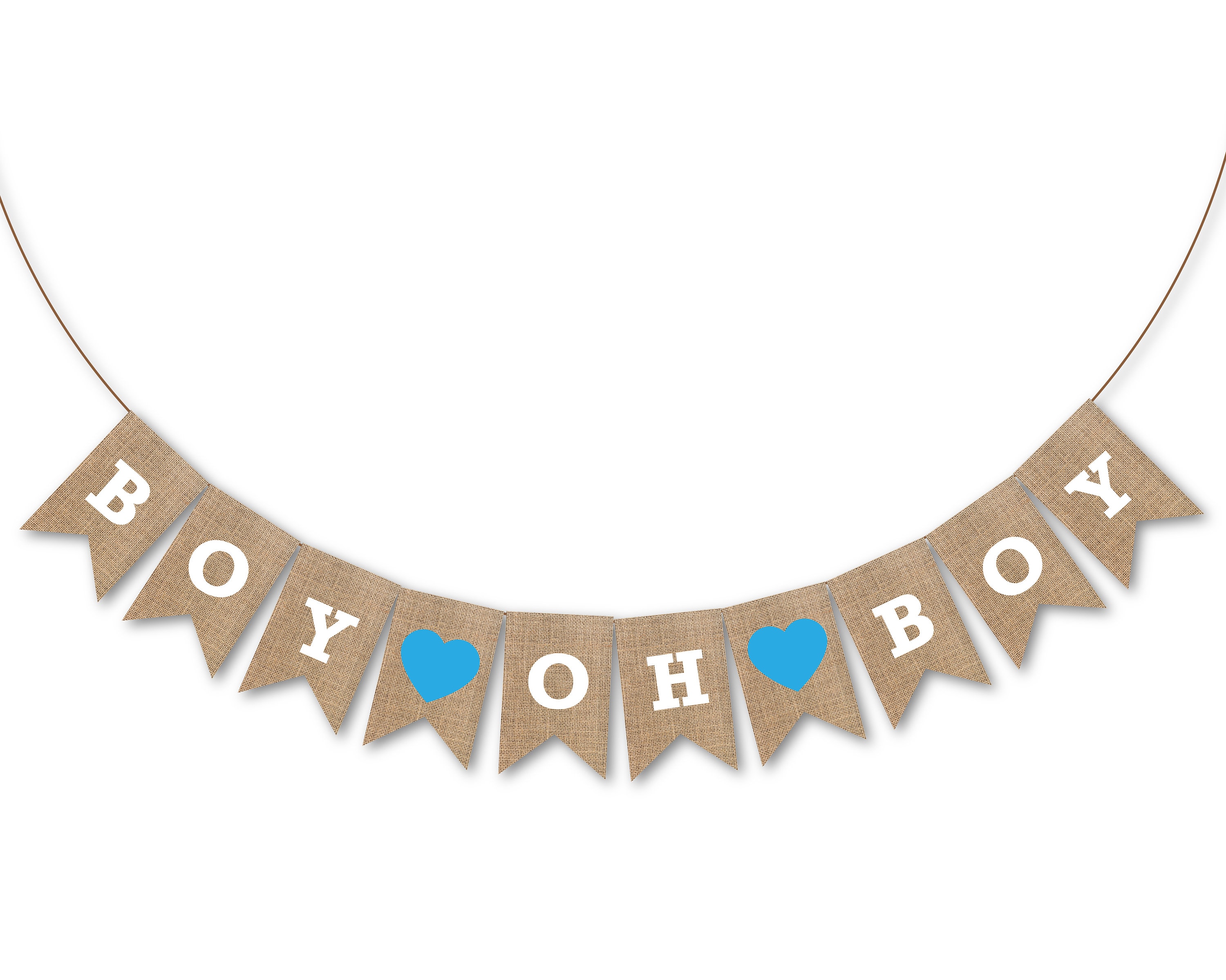Boy Oh Boy Banner Baby Shower Decorations Its a Boy | Etsy