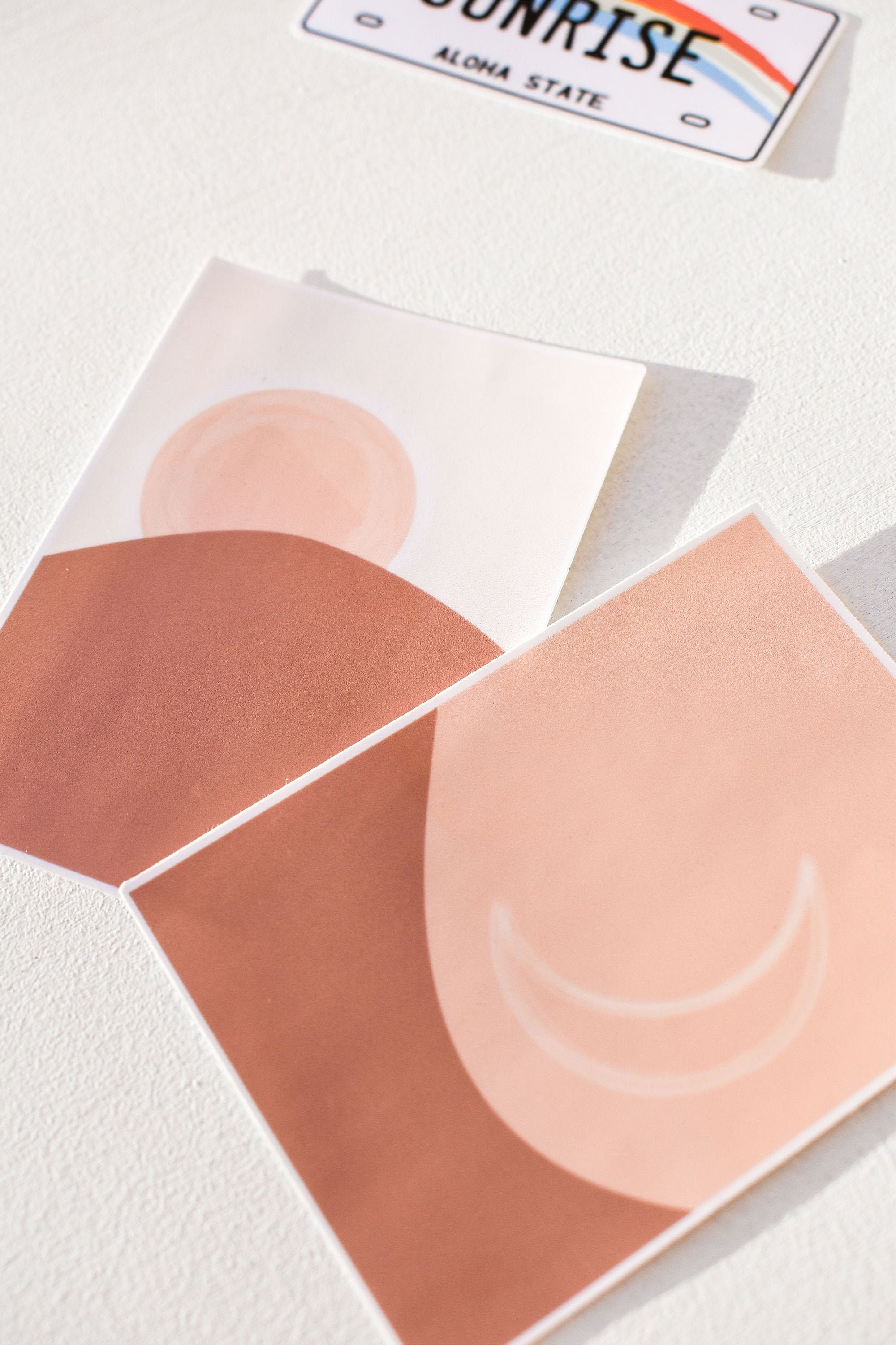 Waterproof Sun and Moon Sticker Set, Boho Sticker, Weatherproof Sticker ...