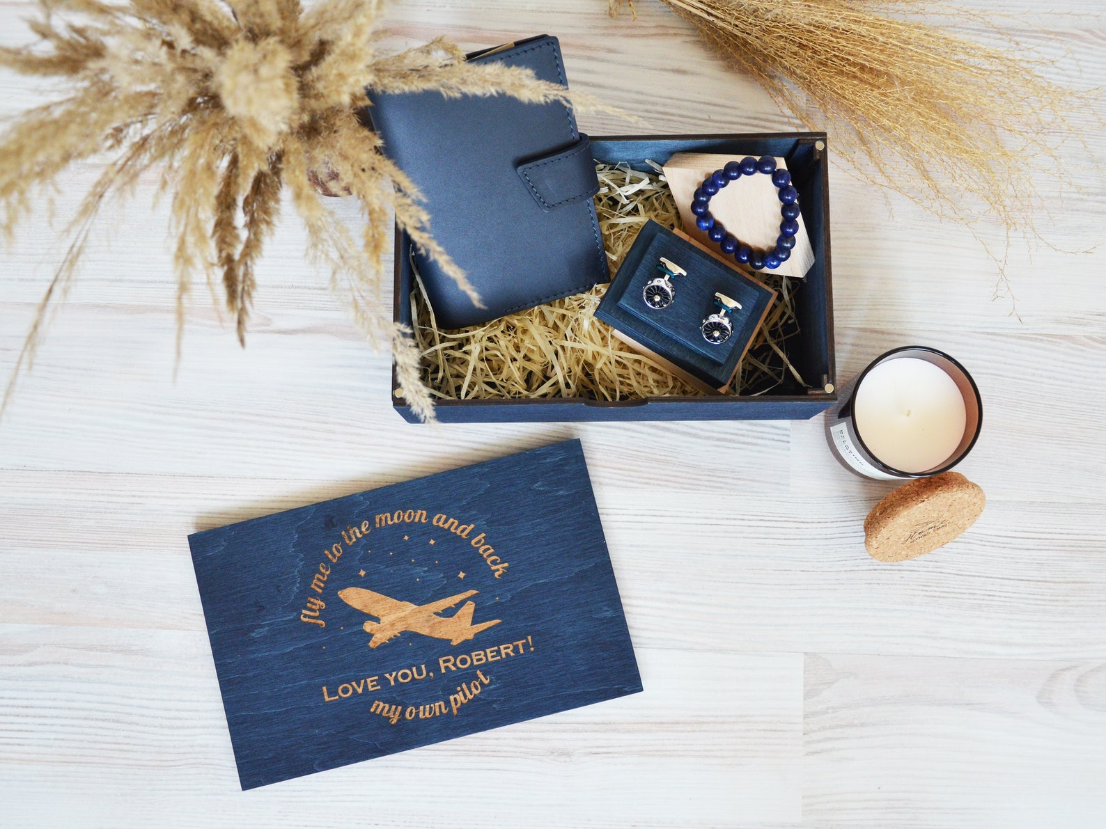 Pilot Birthday Gift Box for Him Aviation Memory Gift Box for - Etsy