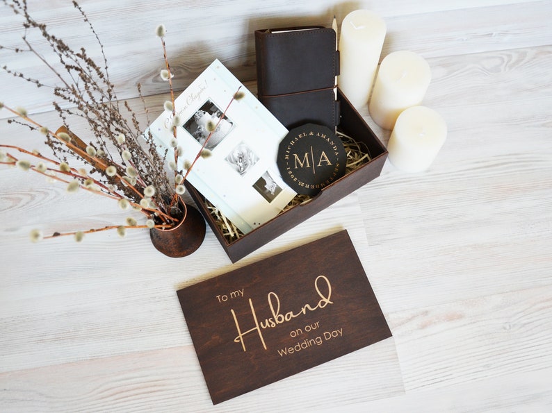 To My Husband on Our Wedding Box for Gift, Memory Box for Men ...