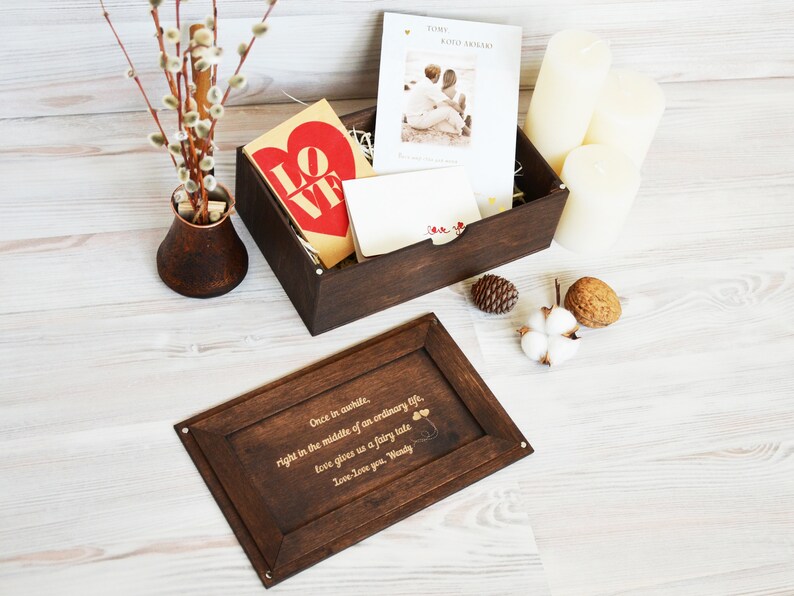 Groom or Husband Memory Box for Gift, Man Gift Box as Anniversary Gift ...
