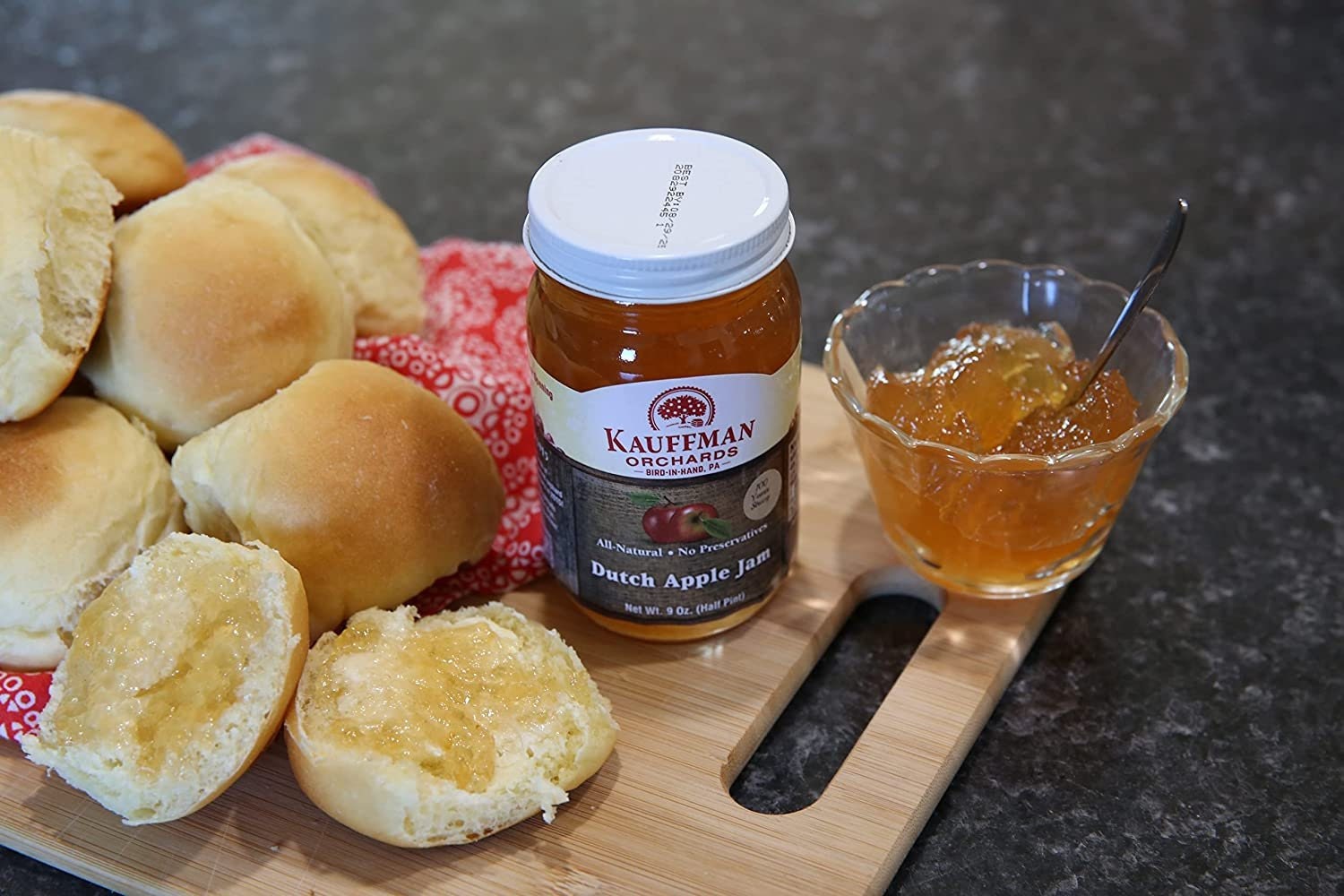 Kauffman Orchards Dutch Apple Jam, All Natural, No Preservatives, 9 Oz ...