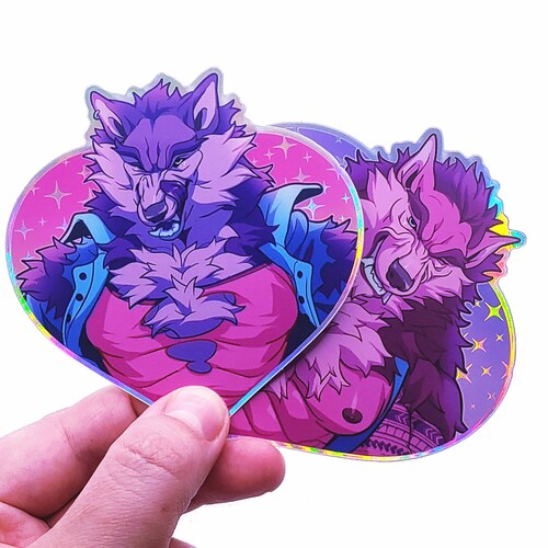 Monster Lover Badge 3 Inch Vinyl Sticker Werewolf Venom - Etsy