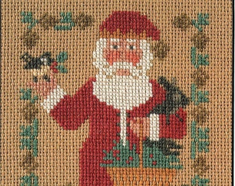 Santa Banner Cross Stitch Chart PDF - Etsy