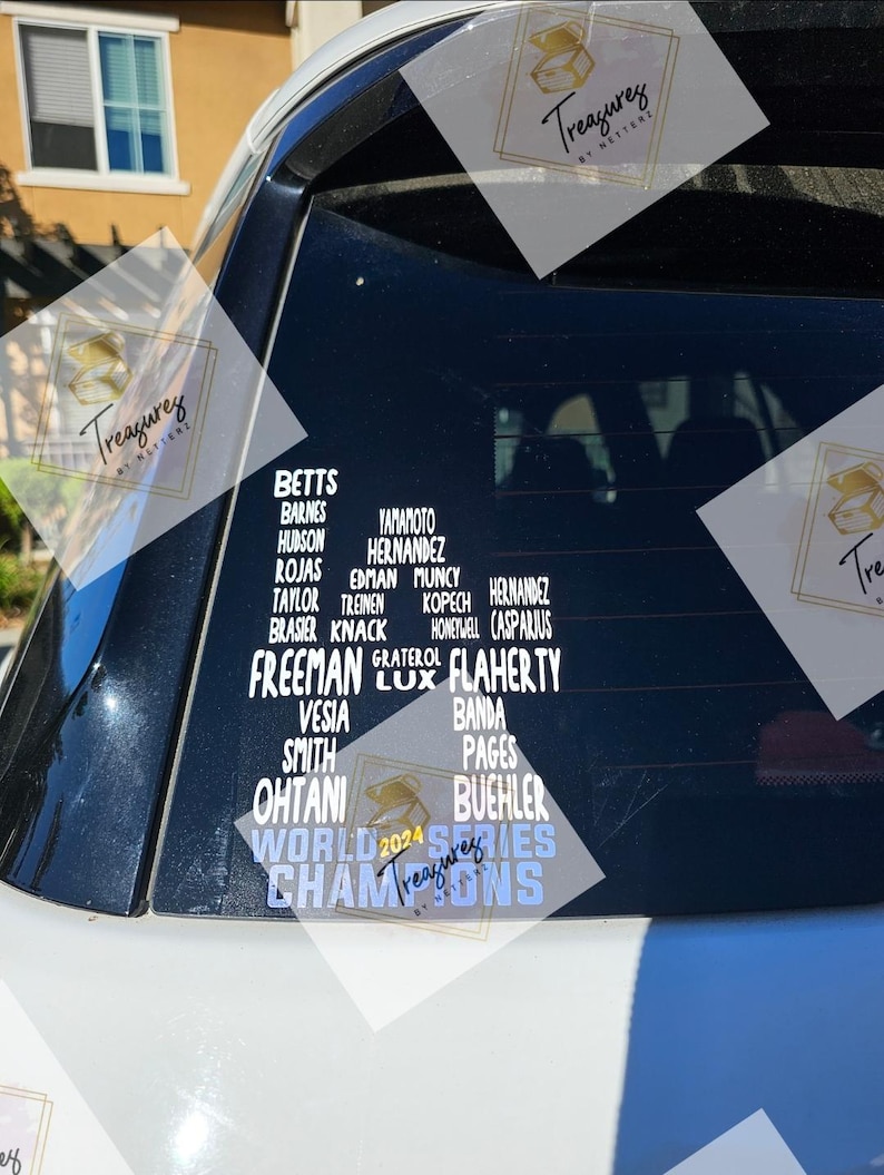 World Series Decal - Etsy