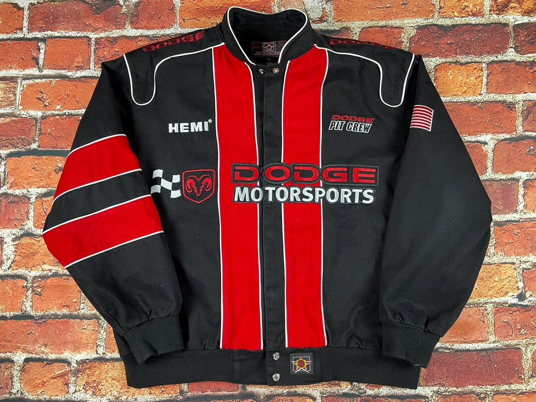 Dodge Racing Jacket, Nascar Style Jacket, Nascar Coat - Etsy