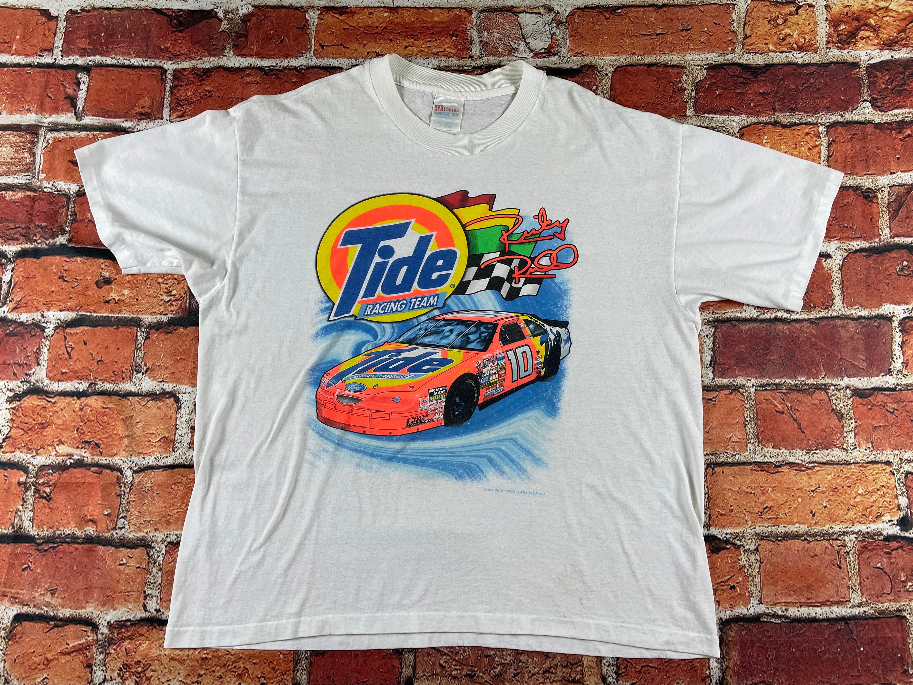 90s Ricky Rudd Tide Nascar T Shirt, Vintage Nascar Tee, Vintage Racing ...