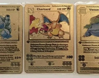 Metal Charizard Card - Etsy