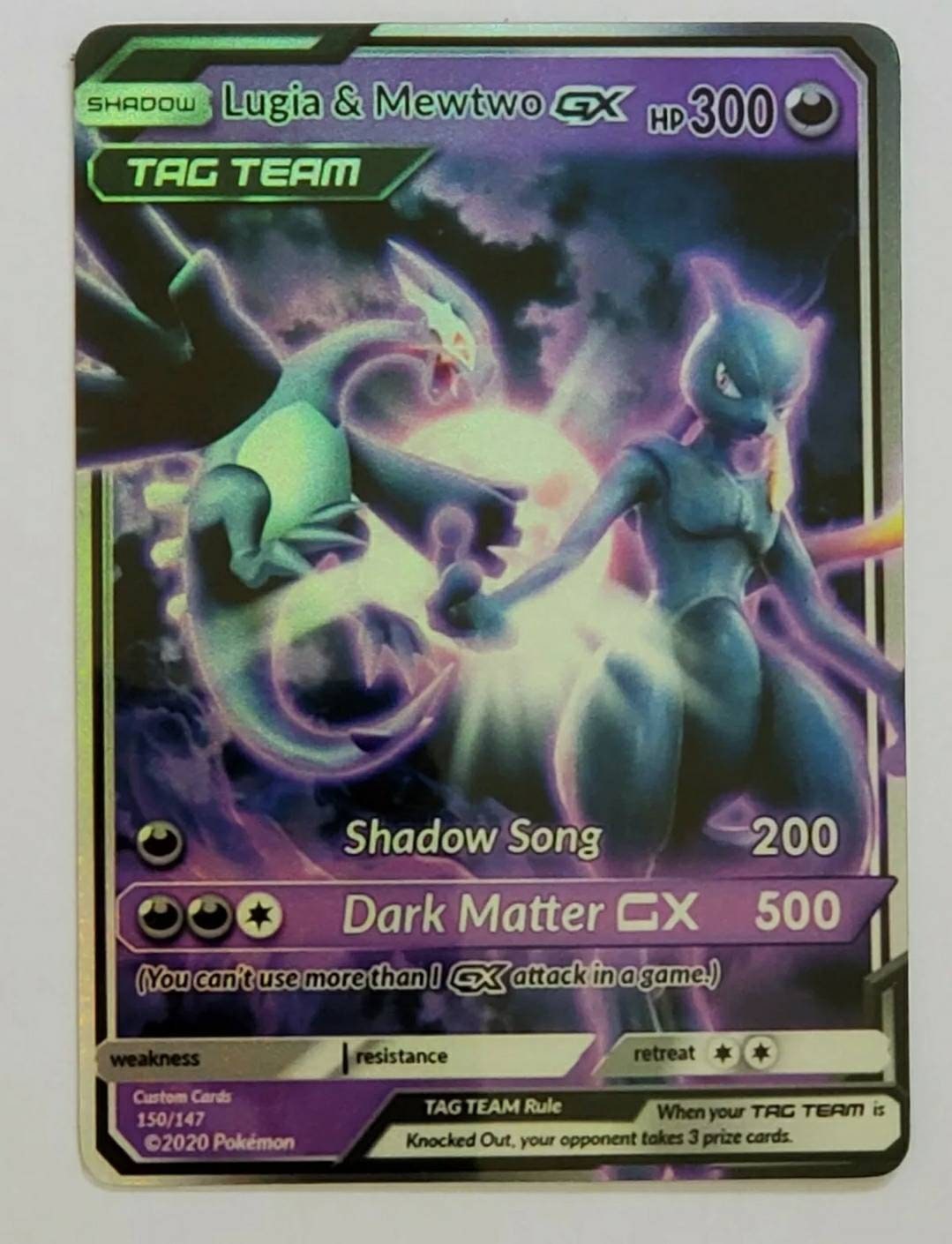 Shadow Lugia Card Real