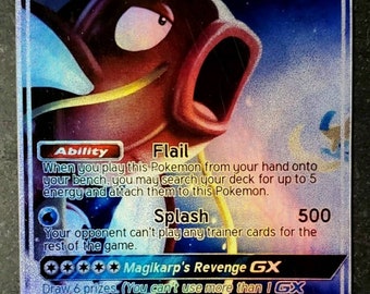 Shiny Magikarp Card - Etsy