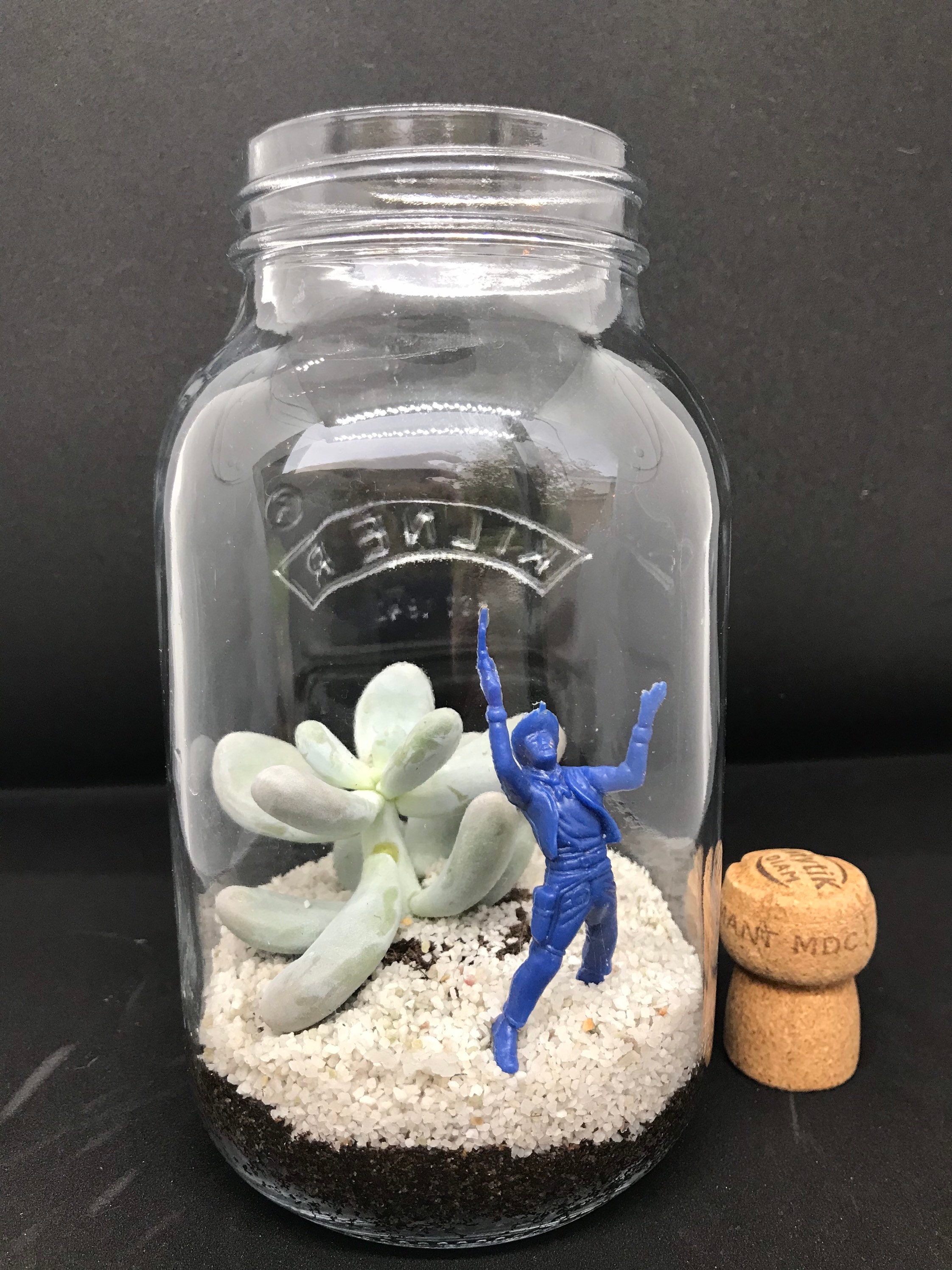 Vintage Cowboy or Indian Toy - Terrarium in 1lt Kilner Jar - Etsy